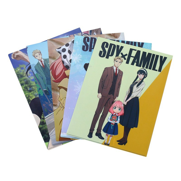 Anime Spy×Family File Holder Spy Family Cartoon Cute Printed File ...