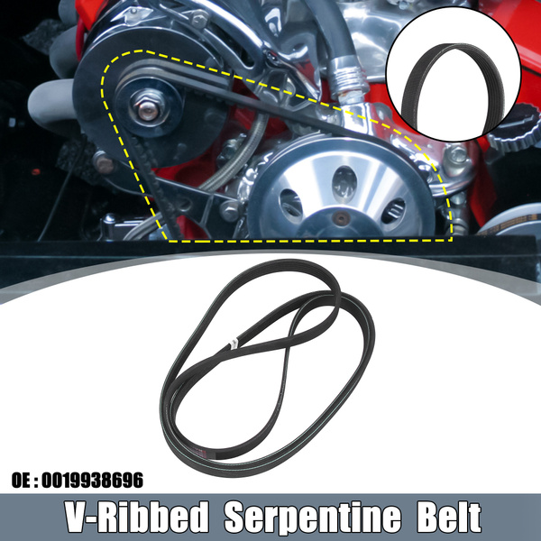 Car Alternator Power Water Pump V-Ribbed Serpentine Belt 6PK2260 ...