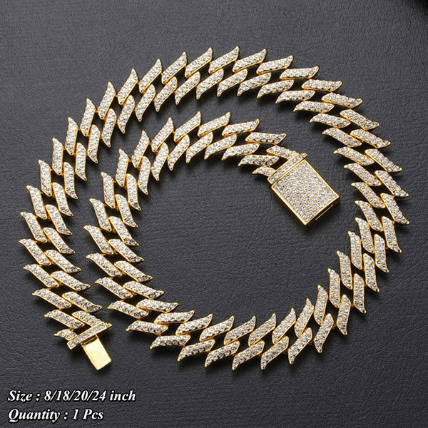 New The Coolest Mens Chain 24k Gold Plated Solid Stainless Steel ...