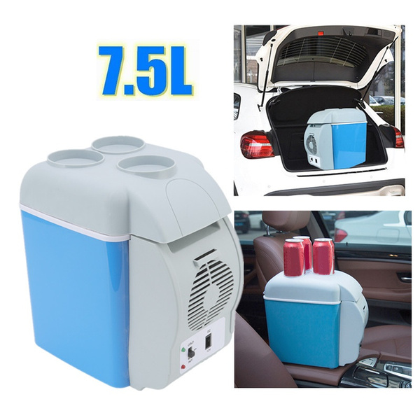 12V Car Cooler Warmer 7.5L Electric Mini Portable Travel Camping ...