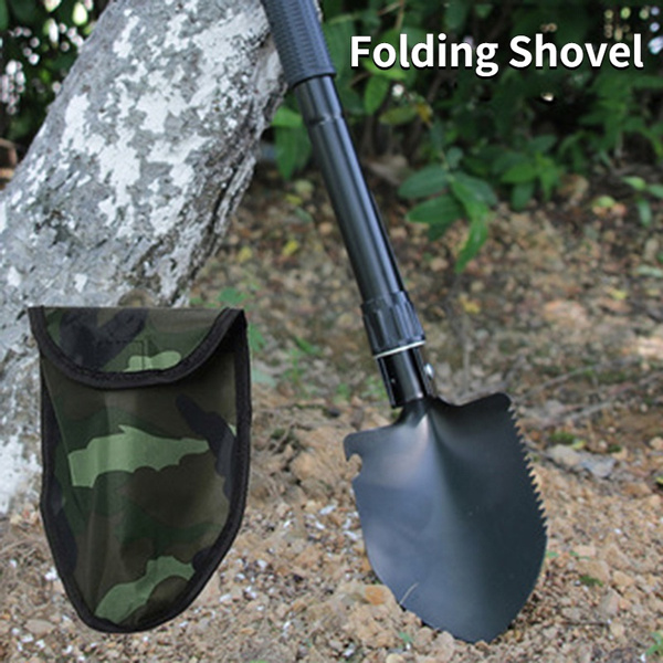 Garden Tools Military Portable Folding Shovel Multifunction Stainless ...