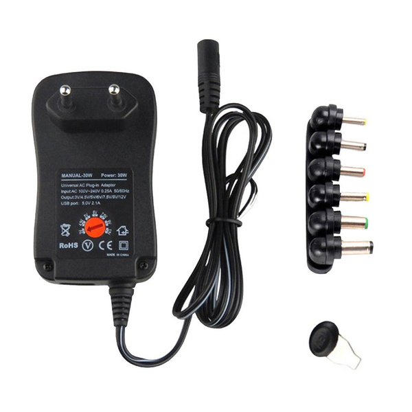 3-12V Universal Adjustable AC DC Voltage Power Adapter | Wish