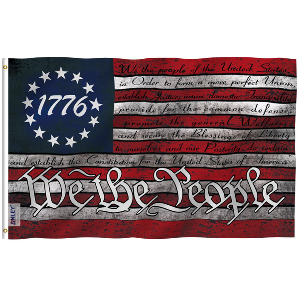 Anley 3x5 Feet We The People Flag - 1776 Vintage Betsy Ross US ...