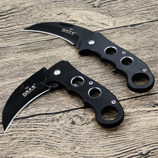 Outdoor Folding EDC Knife Hiking Hunting Handle Tactical Multifunction ...