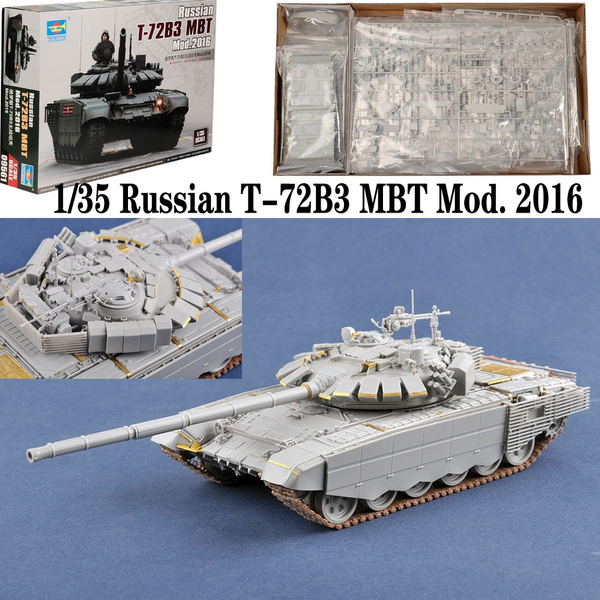 09561 1/35 Russian T-72B3 MBT Mod. 2016 MET Main Battle Tank Model Kit ...