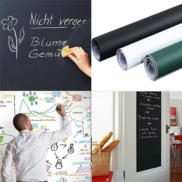 Blackboard Stickers Removable Vinyl Draw Erasable Blackboard Learning ...
