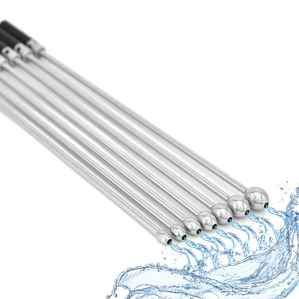 Hollow Urethral Sounding Electrosex Gear Electrode Men Estim Play Unit ...