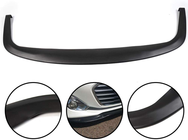 G-PLUS Universal Fit CS Style PP Front Bumper Add on Lip Flat Splitter ...