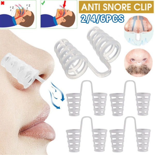 Anti Snoring Nasal Dilator Nose Clip Easy Breath Stop Snore Apnea Aid ...
