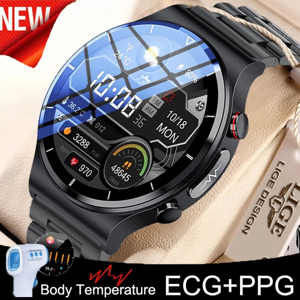 2022 New ECG+PPG Smart Watch Body Temperature Monitor 360*360 HD Screen ... 2022 New ECG+PPG Smart Watch Body Temperature Monitor 360*360 HD Screen ...
