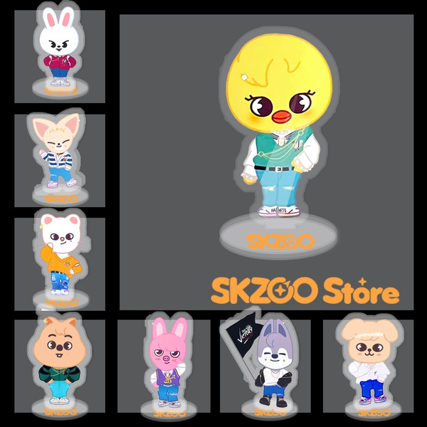2022 New Kpop Stray Kids Cartoon Cute Skzoo Acrylic transparent ...