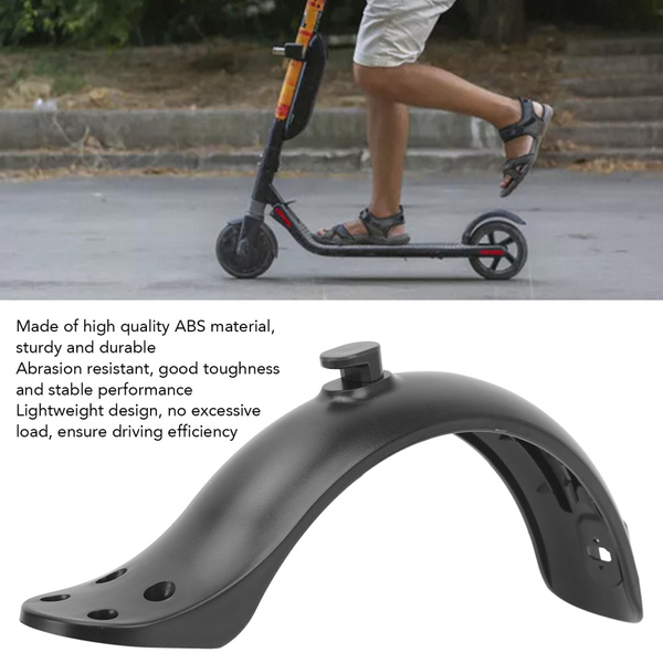 Black Electric Scooter Mudguard Professional Proof 4 Hole Scooter ...