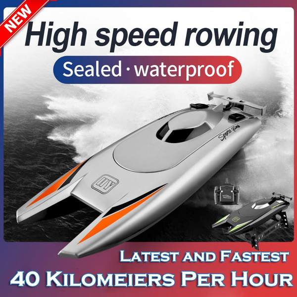2022 Latest High-speed 2.4GHz RC Boat High Speed Boat Yacht Children ...