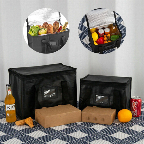 16L/28L/50L Large Food Delivery Insulated Bags Pizza Takeaway Thermal ...