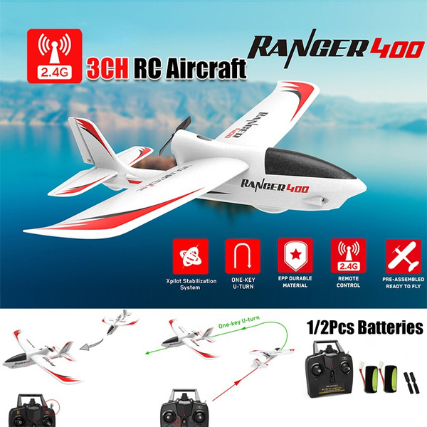 2.4 GHz RC Plane 3 Channel Remote Control Airplane Ranger 400 Aircraft ...