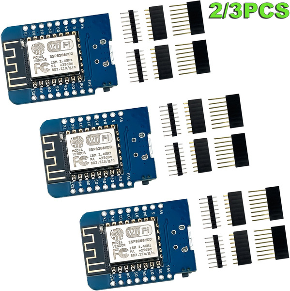 2/3Pcs ESP8266 D1 Mini Wireless WiFi Module Internet of Things ...