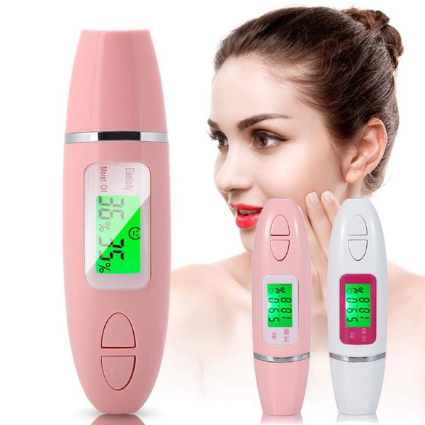 LCD Display Skin Moisture Detector Skin Oil Content Analyzer Face Meter ...