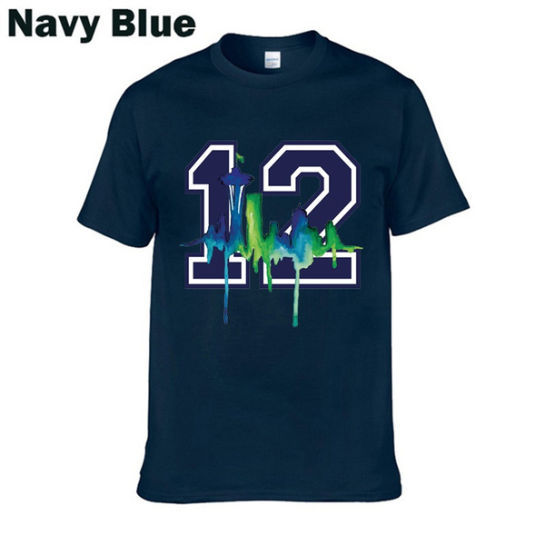 3d Men's 12th Man Logo Short Sleeve T-shirt | Wish