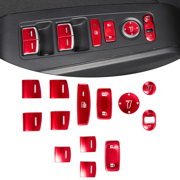 For Honda Civic 11th Gen 2022 Racing Red JDM Inner Window Lift Lock ...