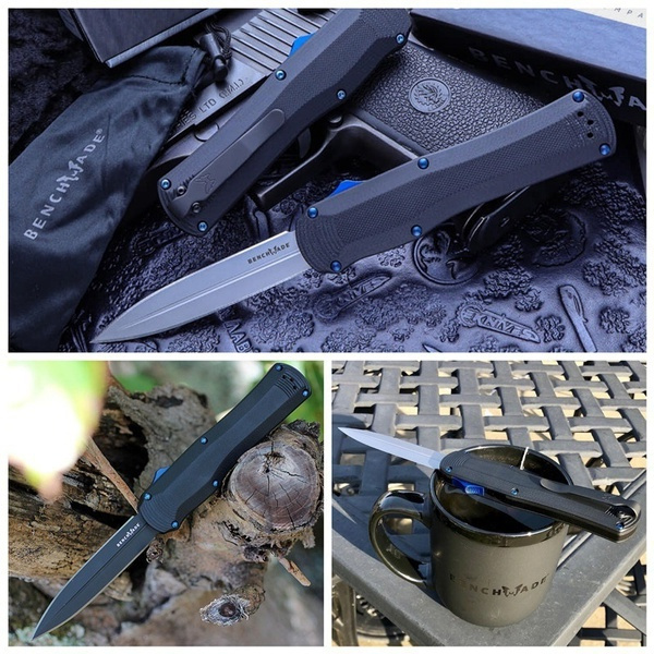 2022 BM Benchmade 3400 4600 OTF Automatic Tactical Knife CPM S30V Steel Blade G10 Handle Outdoor ...