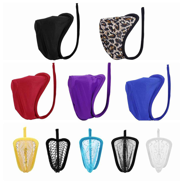 Mens Sexy Lingerie Bugle Pouch C-String Bikini Underwear Nightwear | Wish