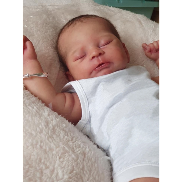 20"/50cm Cute Silicone Sleeping Reborn Baby Dolls Lifelike Timothy ...