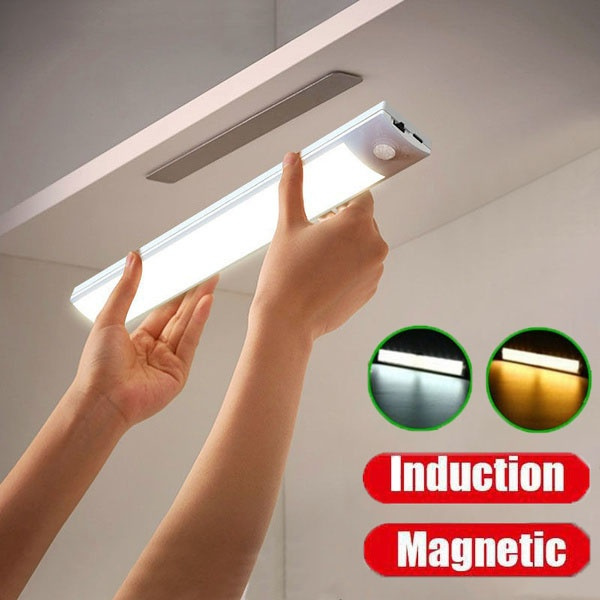 7/12/20 LED Portable Wireless PIR Motion Sensor Light Infrared ...
