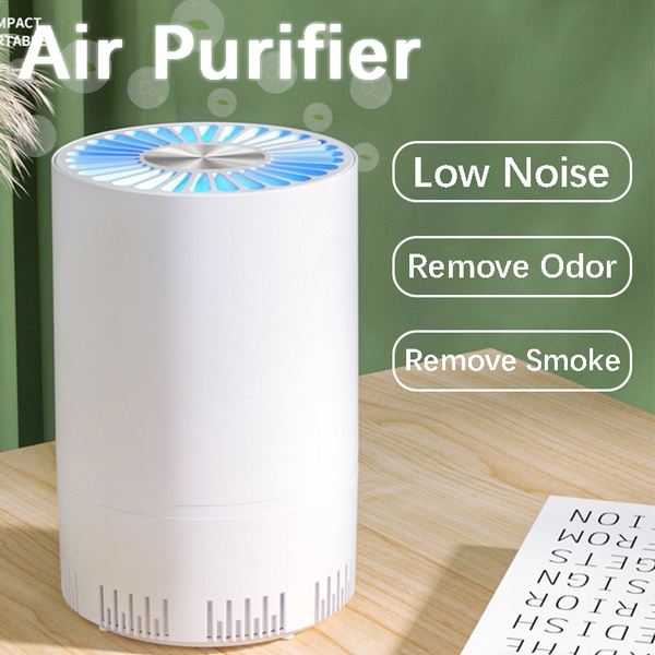Portable Mini Air Purifier Cleaner Negative Ion Generator Filter Smoke ...