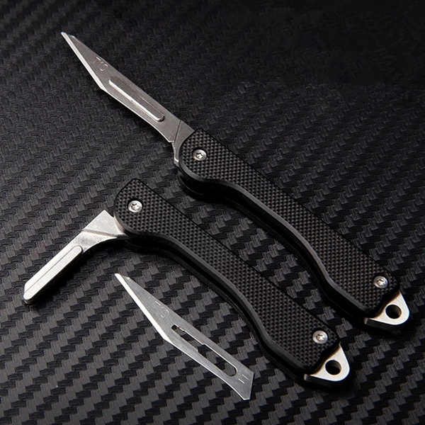 Mini G10 Pocket Utility Knife Scalpel EDC Outdoor Travel Keychain ...