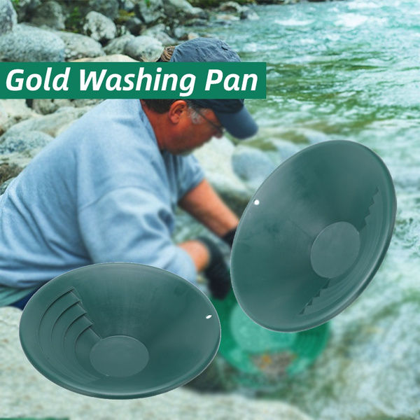 260mm Gold Panning, Nugget Mining Dredging Prospecting Gold Pan Basin ...