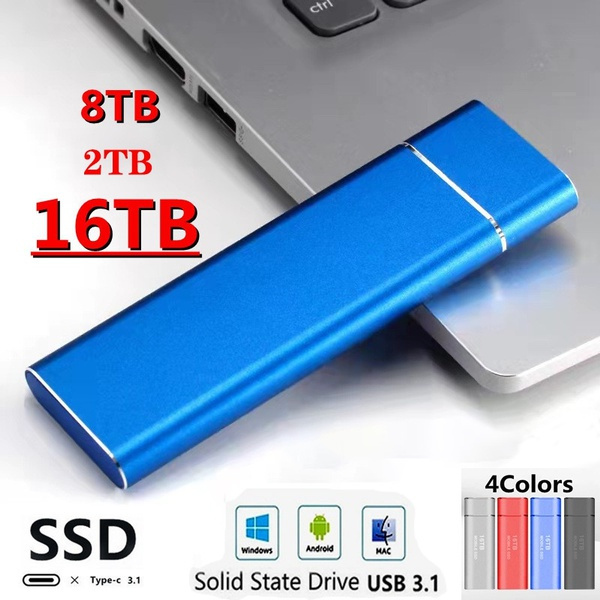 2TB/8TB/16TB High Speed Mobile External Hard Drive SSD USB3.1 16TB ...