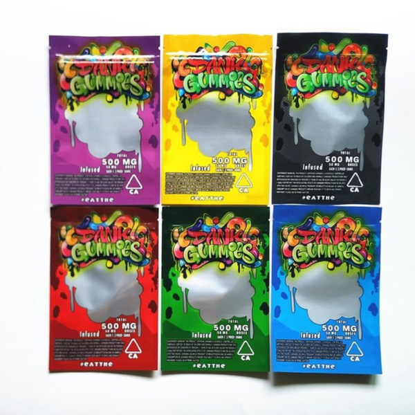 Hologram 500MG Edibles Dank Gummies bags Packaging Worms Edibles Bears ... Hologram 500MG Edibles Dank Gummies bags Packaging Worms Edibles Bears ...