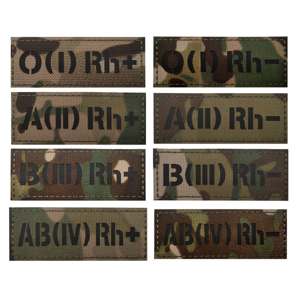 Blood Type IR Patch Armband Badge Sticker Decal Applique Embellishment ...