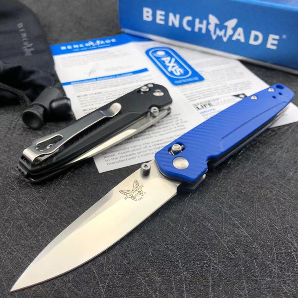 2022 NEW Benchmade 485 Valet EDC Pocket Knife 2.96'' M390 Blade, Blue ...