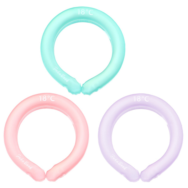 Neck Cooling Tube Wearable Cooling Neck Wraps Hands Free Cold Gel Ice ...