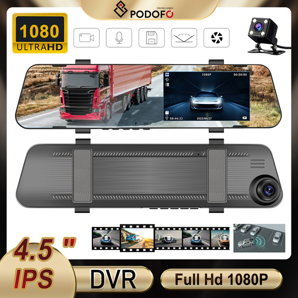 PODOFO 4.5inch Full HD 1080P DVR Car Dash Cam Dash Camera Automobile ...