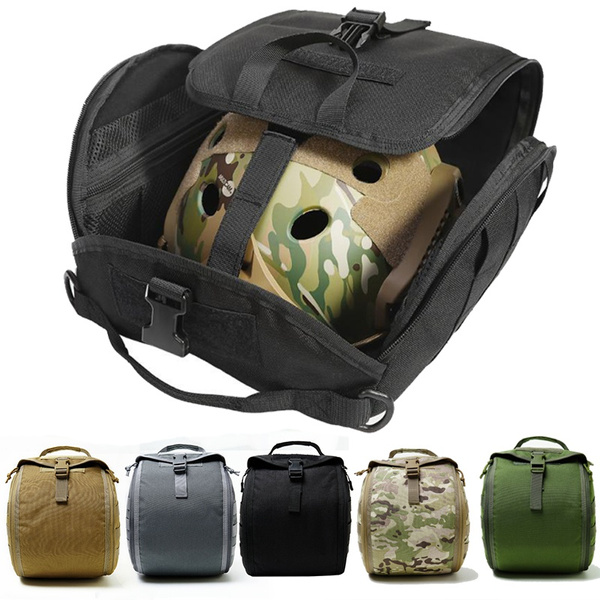 Tactical Helmet Bag,Molle Helmet Bag Pack,Lightweight Padded Storage ...