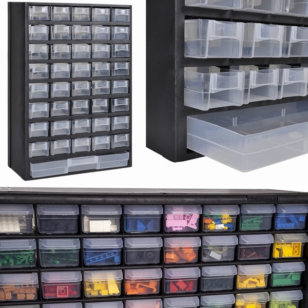 41 Drawer Parts Craft Hardware Storage Cabinet Plastic Box Container ...