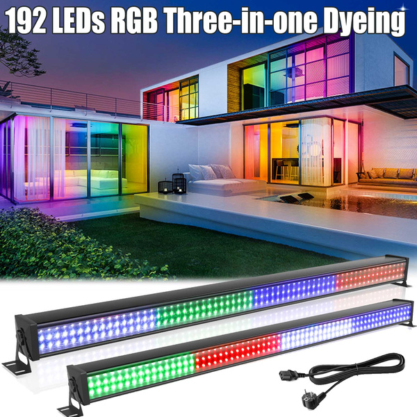 192LEDs RGB Three-in-one Dyeing and Rainbow Effect Wash Light Bar Stage ...