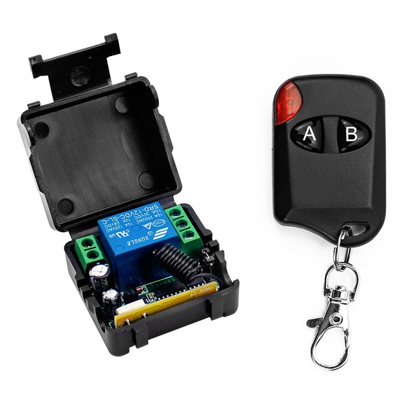 DC 12V 1CH 433Mhz RF Relay Smart Wireless Remote Control Light Switch ...
