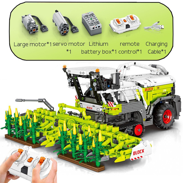 New 2023pcs Farm Tractor Corn Harvester Remote Control With Motor City ...