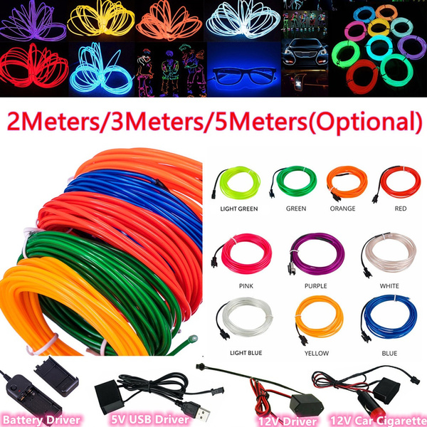 2meters / 3meters / 5meters / Kits Waterproof Neon LED Strip Light ...