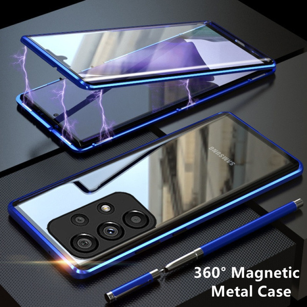 360 Luxury Metal Magnetic HD Double Sided Glass Case,For Samsung Galaxy A53 5G A33 5G Anti-drop ...