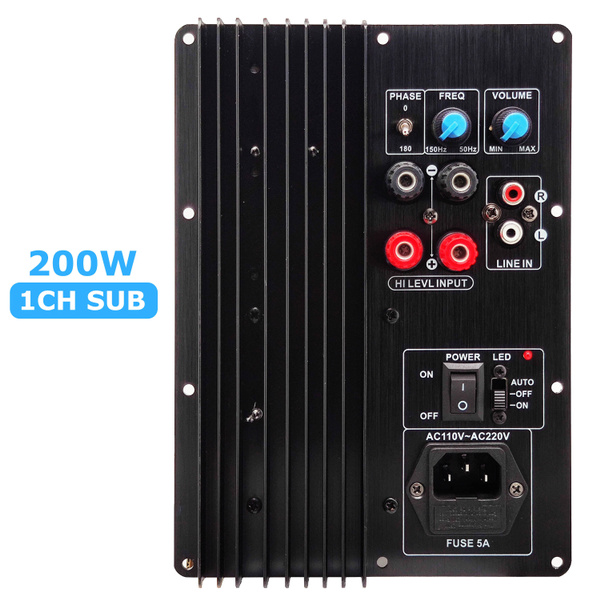 110-220V 200W 100W Heavy Subwoofer Digital Power Amplifier Board Active ...