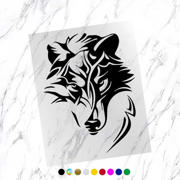 1PC Wolf Car Stickers Animal Car Body Car Accessories Vinyl Decal | Wish