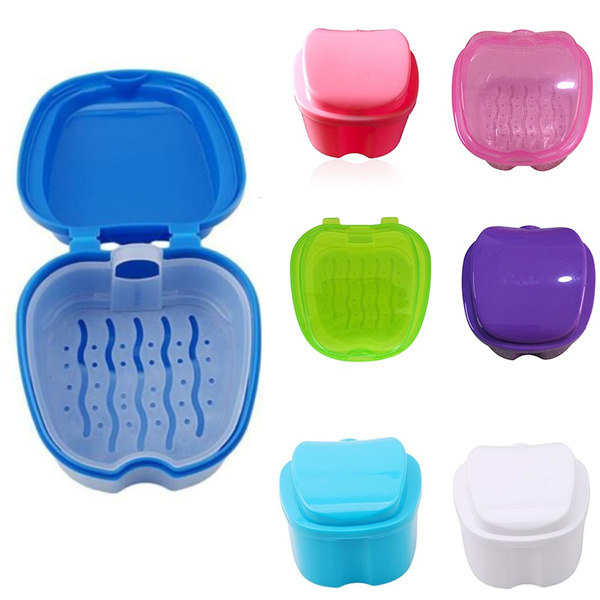 Apple-type Denture Box with Mesh Inner Net Can Be Hung Denture Box ...