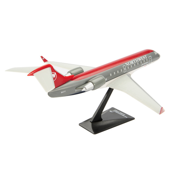 Collection Toys 1:100 Scale Aircraft Model CRJ-200 Northwest Airlines ...