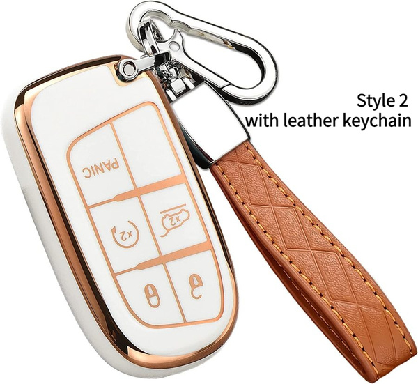 For Jeep Key Fob Cover Premium Soft TPU Protection Key Case for Grand ...