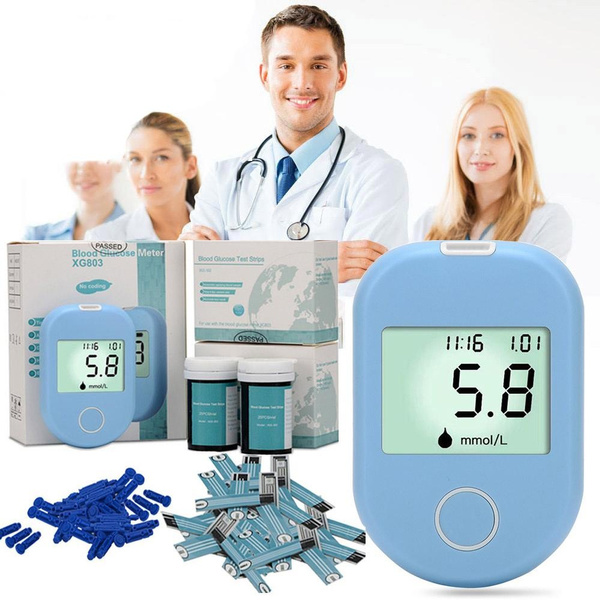 Blood Sugar Monitor Blood Glucose Testing Kit Blood Ketone Uric Acid ...