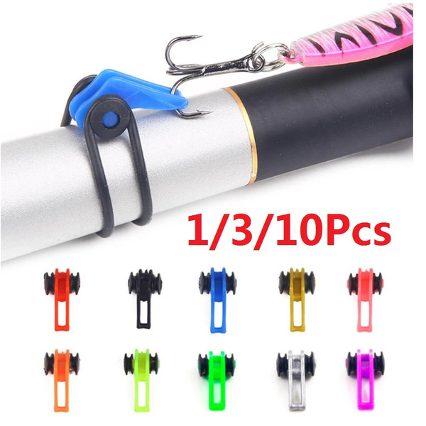 1/3/10PCS/Lot Plastic Fishing Hook Secure Keeper Holder Lure ...